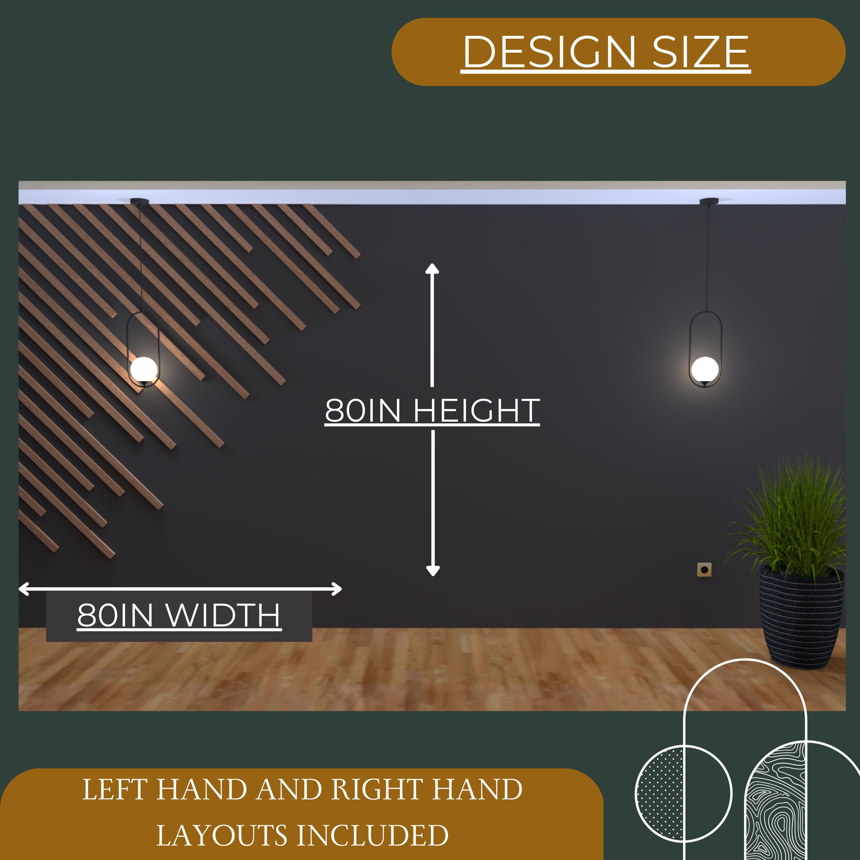 Accent Wall Moulding Corner Angle Design and Installation Build Plan ...