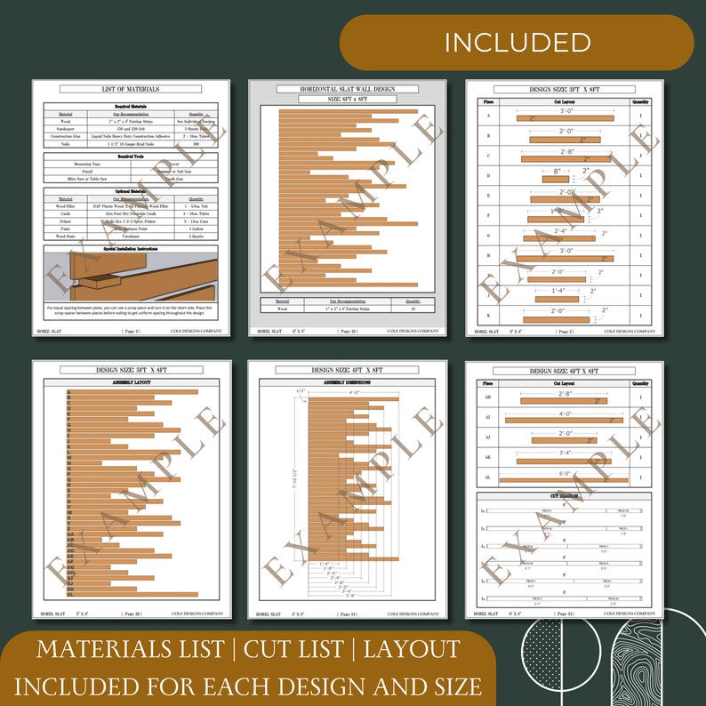 Whole Shop Bundle! Feature Wall Design and Installation Build Guides ...