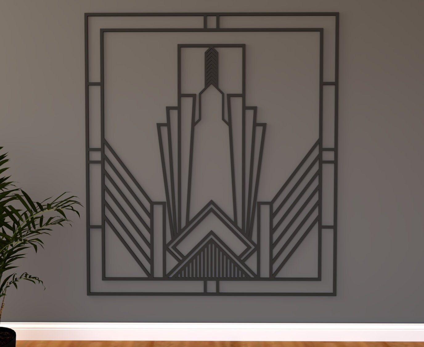 Accent Wall Moulding Design Build and Install Guide | Art Deco Design ...