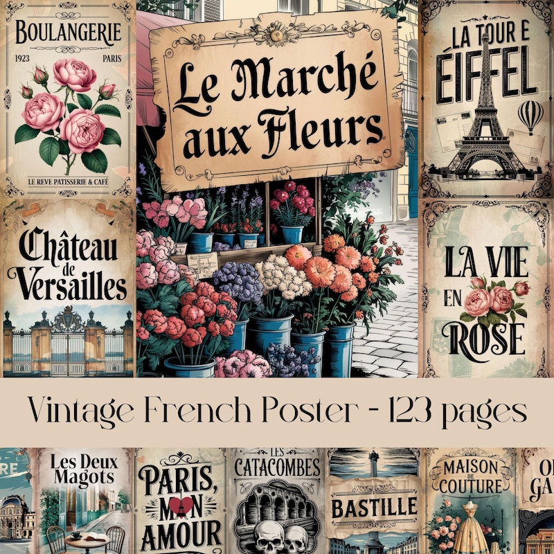 French Script Paper - Etsy