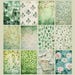 Sage Green Digital Paper: Floral Scrapbook Pages (digital Download) - Etsy