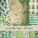 Sage Green Digital Paper: Floral Scrapbook Pages (digital Download) - Etsy