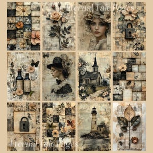 Vintage Ephemera Digital Paper: Junk Journal Pages (246 A4 Jpegs) - Etsy