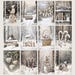 Neutral Christmas Digital Paper Set: Beige Winter Backgrounds ...