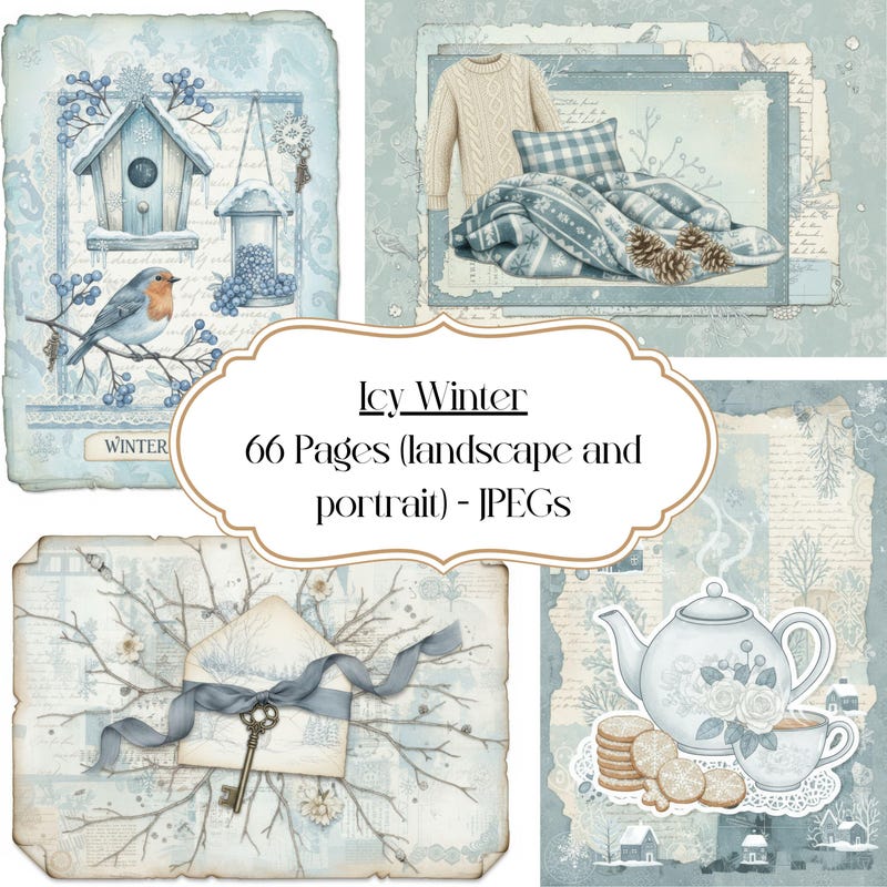 Foggy Winter Printable - Etsy UK