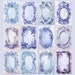 Purple Ornate Frames: Rococo Baroque Digital Paper (155 JPEG) - Etsy