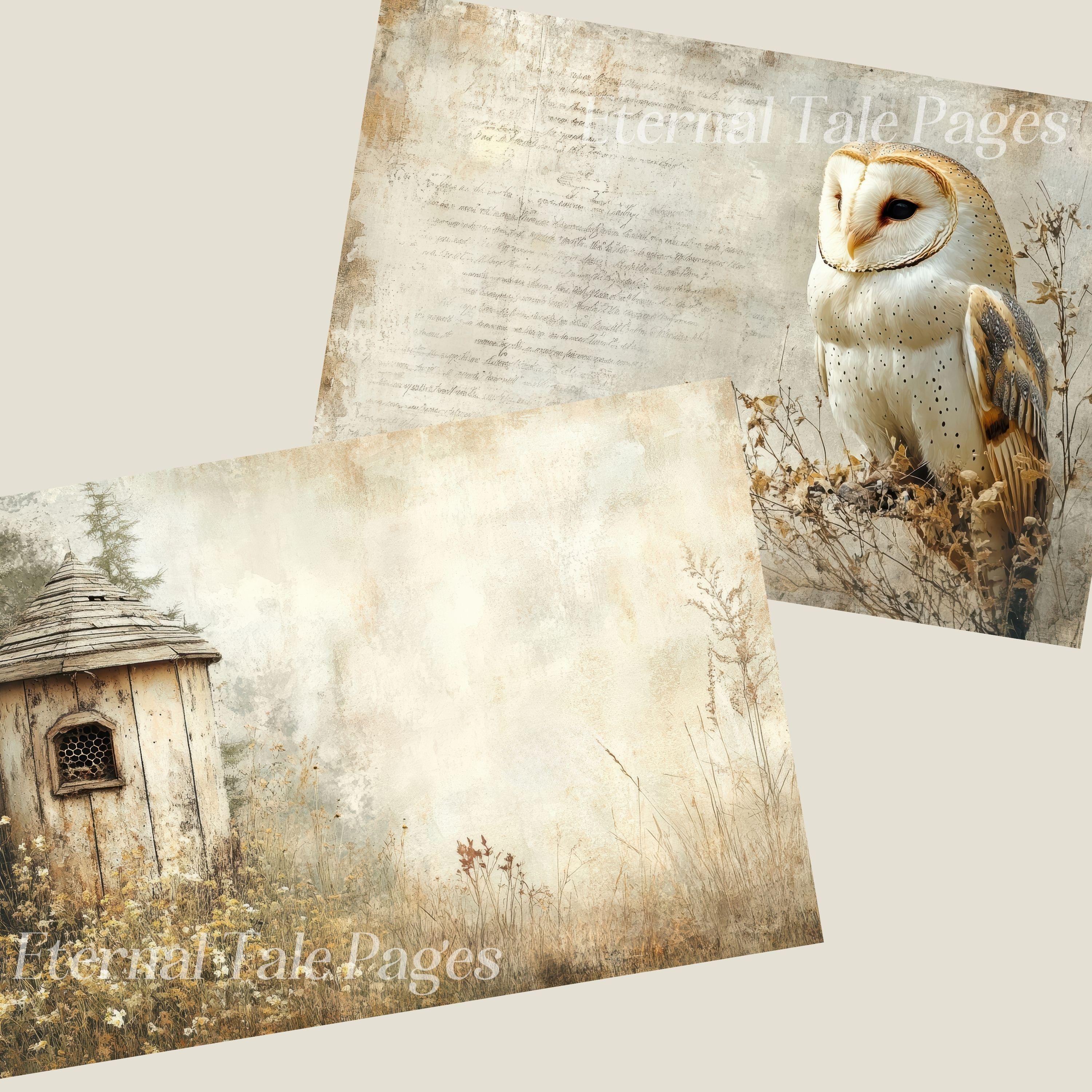 Farm Life Digital Paper: Landscape Junk Journal Pages (222 JPEG) - Etsy