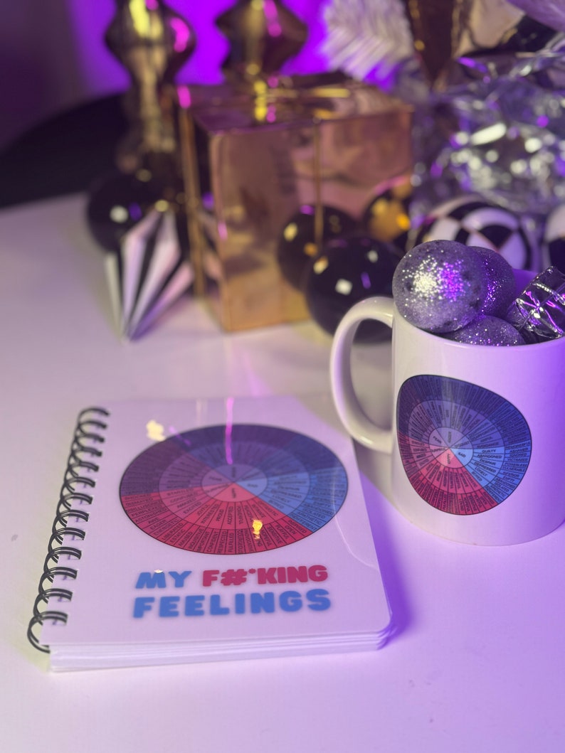 My Effing Feelings Wheel Notebook - Etsy