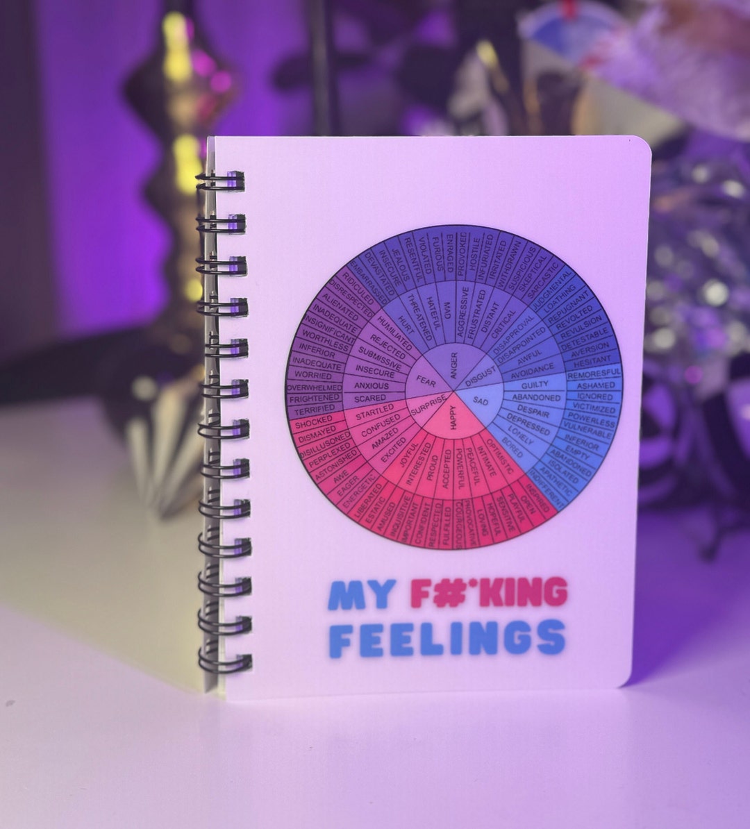 My Effing Feelings Wheel Notebook - Etsy