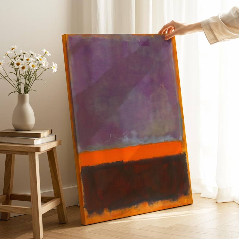 Mark Rothko Abstract Color Field Canvas Wall Art, Rothko Inspired ...