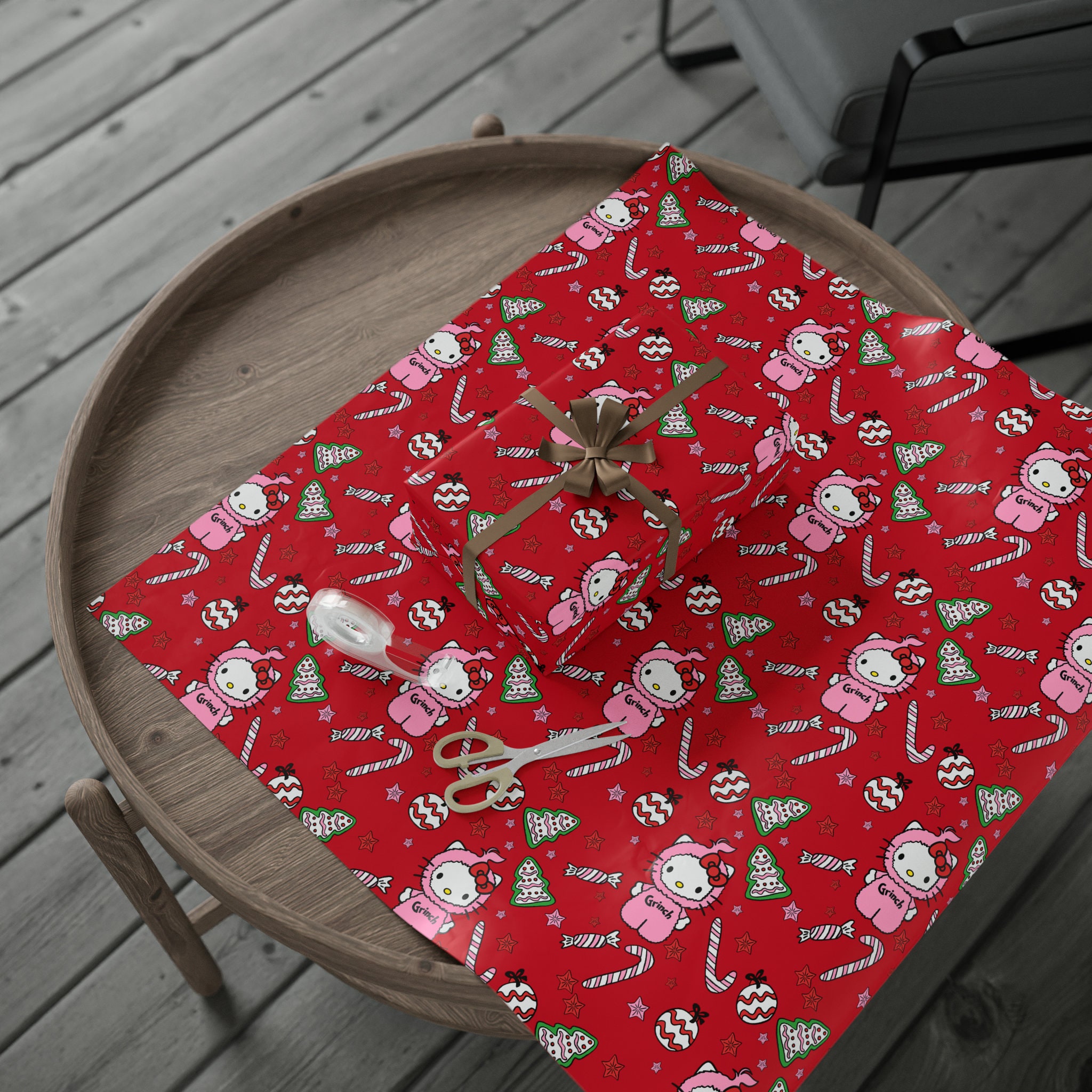 Hello Kitty Wrapping Paper, Christmas Wrapping Paper, Birthday Gift ...