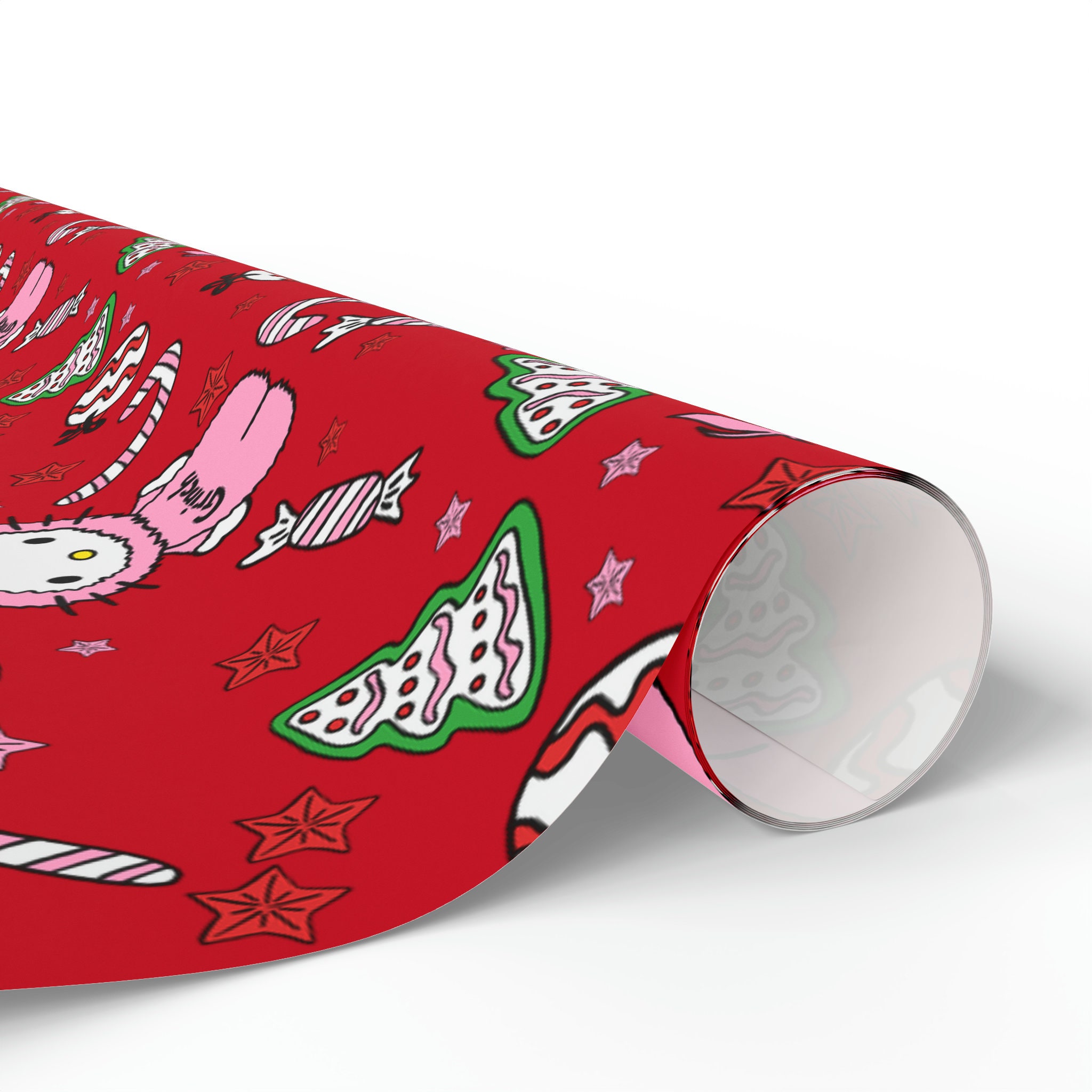 Hello Kitty Wrapping Paper, Christmas Wrapping Paper, Birthday Gift ...