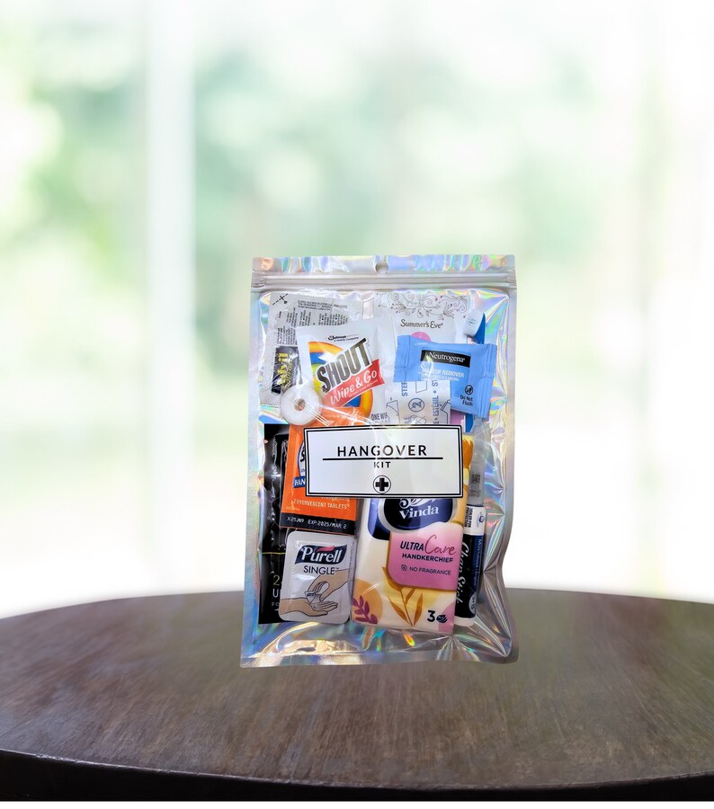 Hangover Kit Kit for Weddings, Events, Bachelorette Parties, Traveling ...