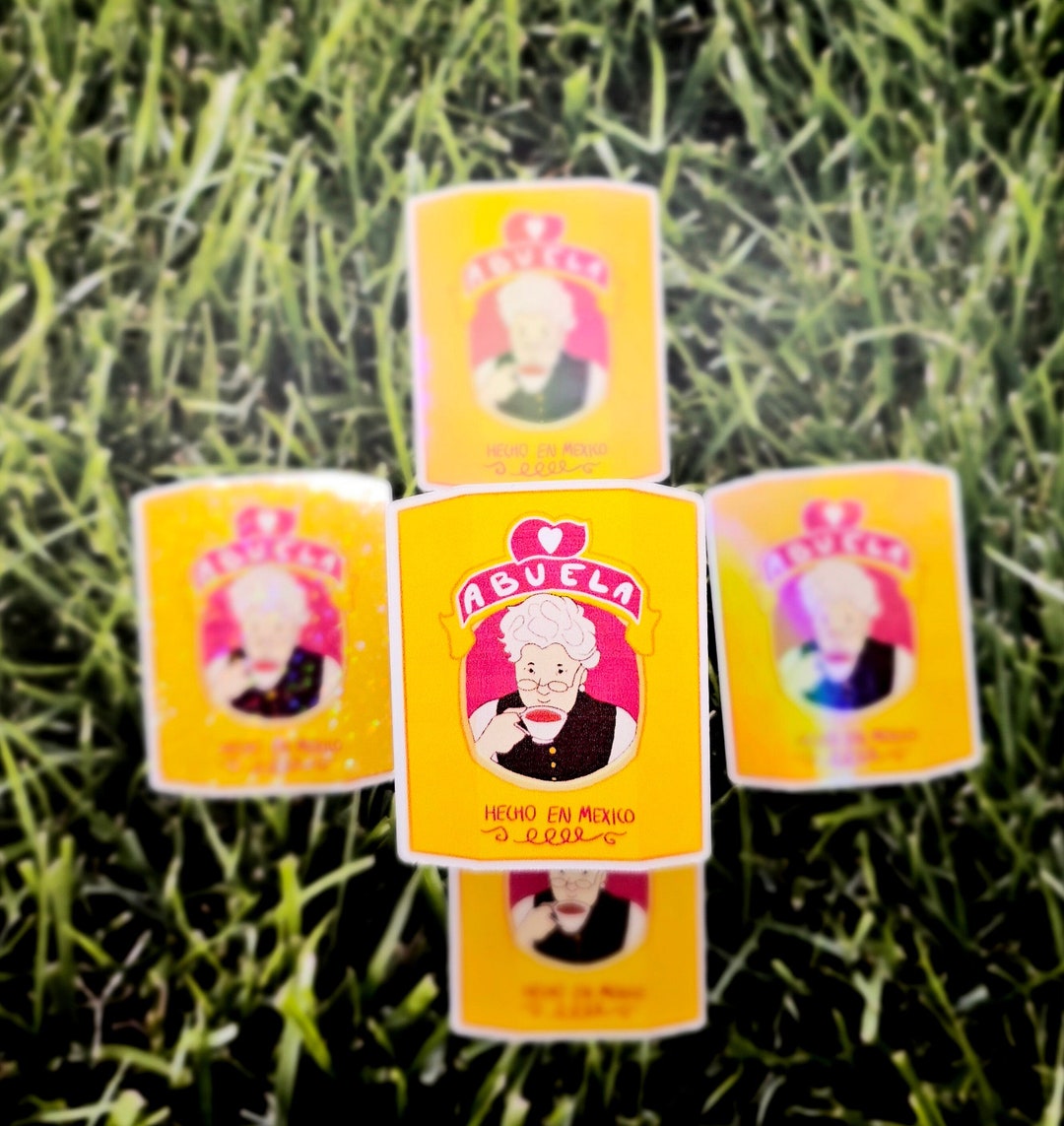 Chocolate Abuelita Sticker, Latina, Water Bottle Sticker, Laptop ...