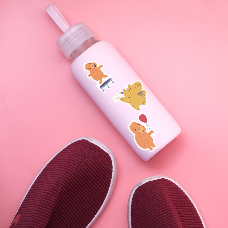 Capybara, Capybara Sticker, Galentine's Gift, Waterproof Sticker ...