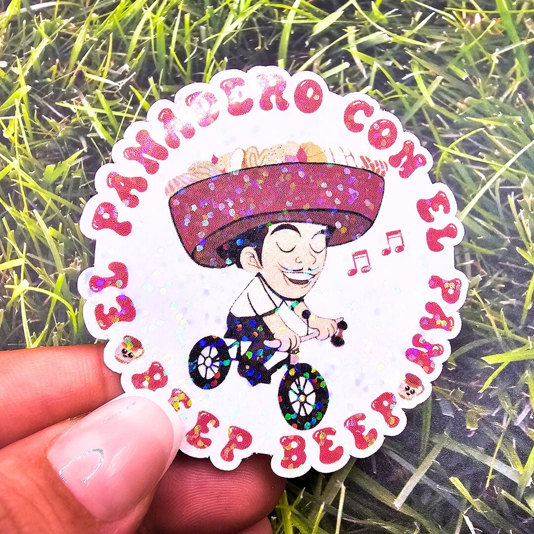Mexican Sticker Panadero, Water Bottle Sticker, Laptop Sticker, Funny ...