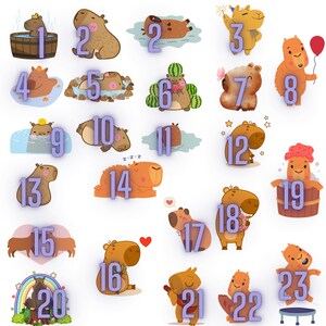 Capybara, Capybara Sticker, Galentine's Gift, Waterproof Sticker ...