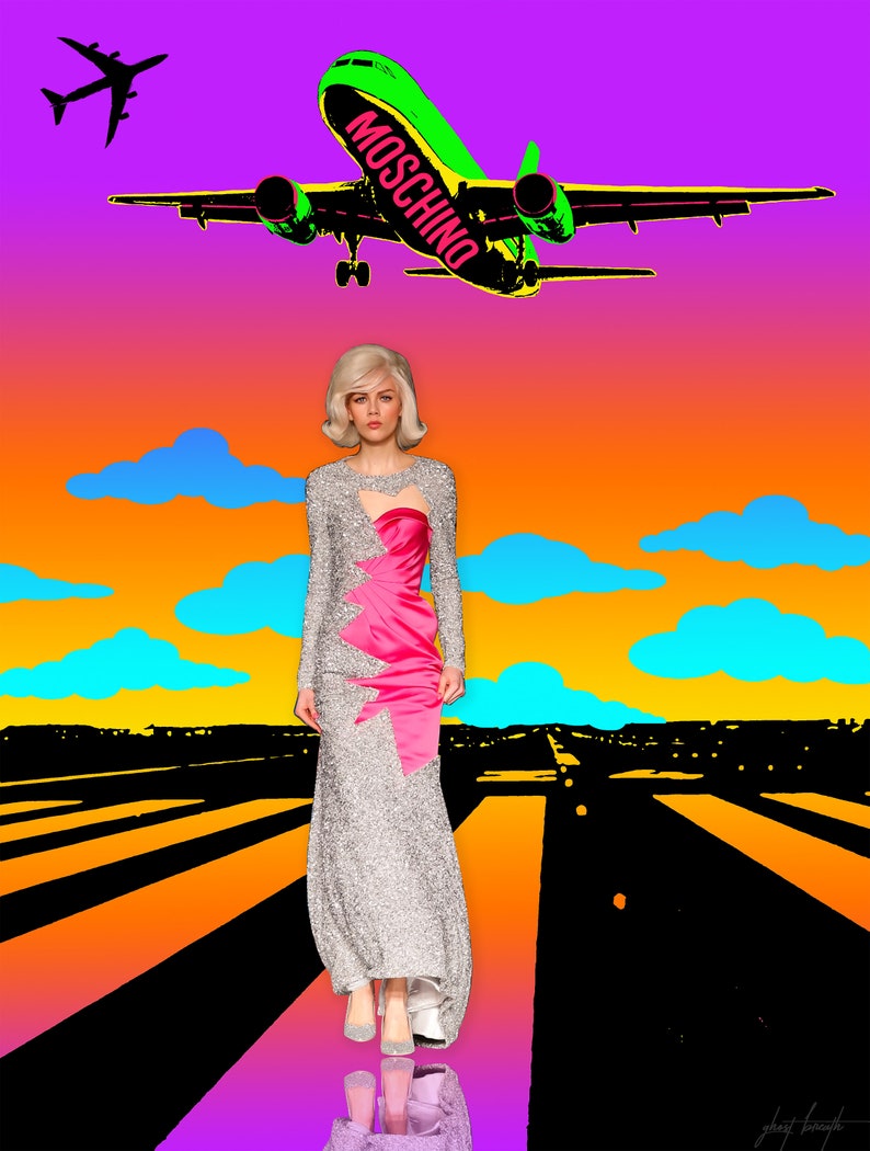 Runway, Popart, Digital Download, Photography, Graphic Design, Original ...
