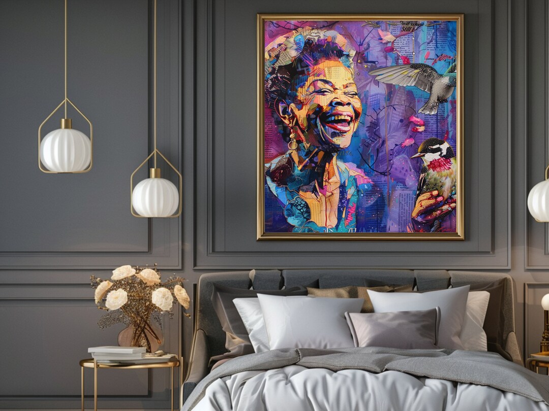 Maya Angelou | Printable Wall Art | DIGITAL DOWNLOAD | Women’s History ...