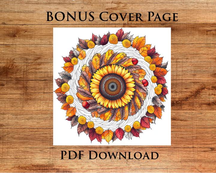 30 Autumn Floral Mandala Coloring Book - Floral | Autumn | Mandala ...