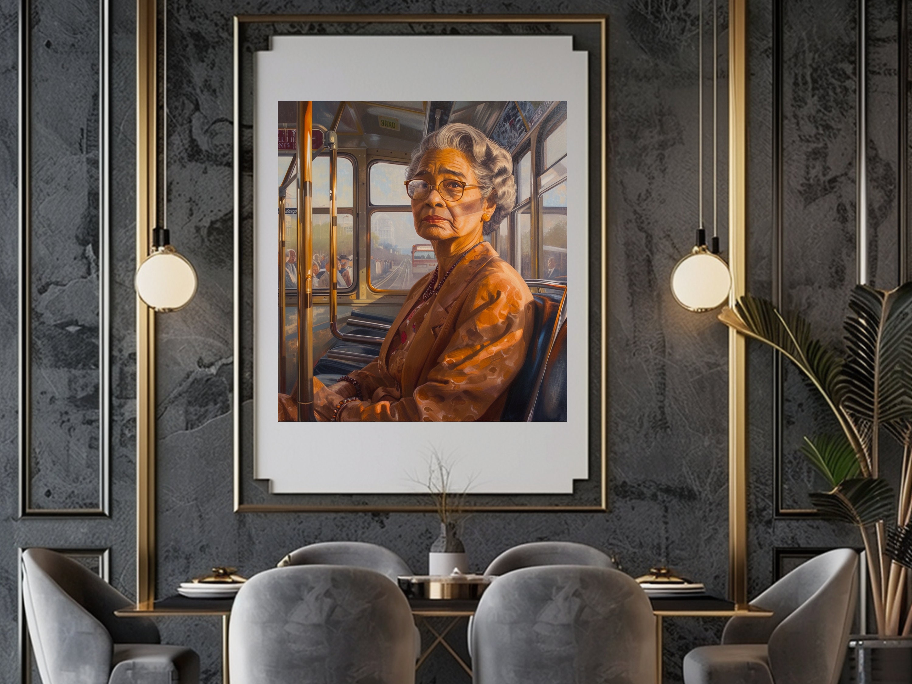 Rosa Parks Printable Wall Art DIGITAL DOWNLOAD Womens History Month ...