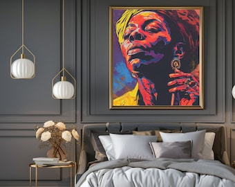 Nina Simone Poster, Special Edition Print, African American, Black Art ...
