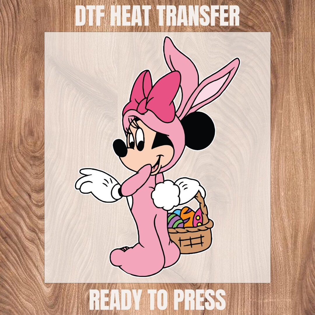 Spring Bunny DTF Transfers | Ready to Press DTF Sheets With High ...