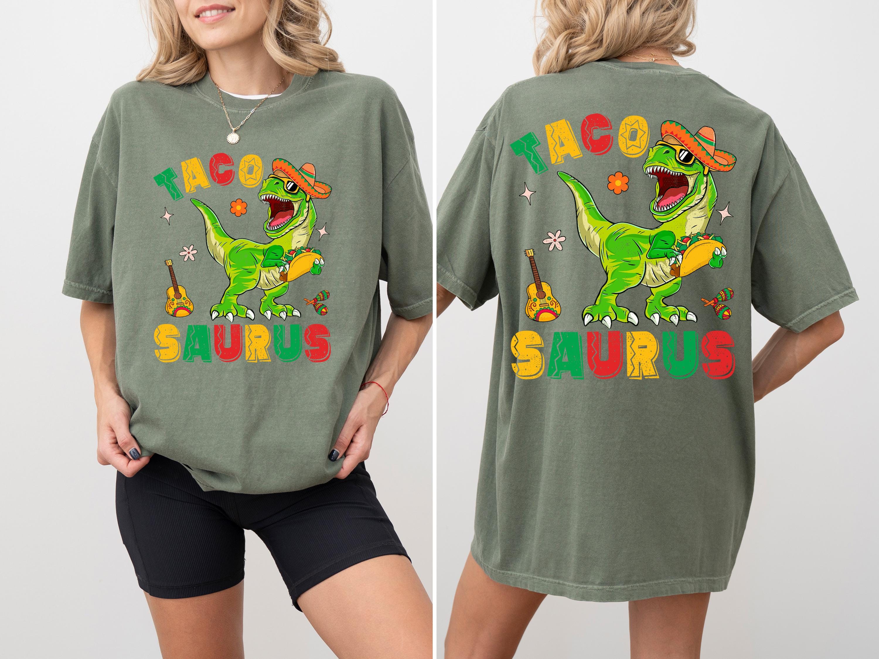 Tacosaurus Dinasor Design Taco-eating Dinosaur for Kids Cinco De Mayo ...