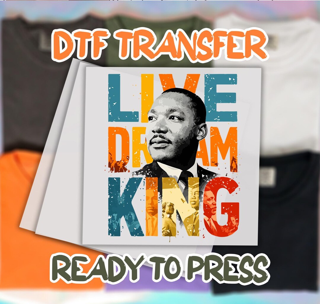 Black History Month Martin Have Dream Luther King Day DTF Transfer - Etsy