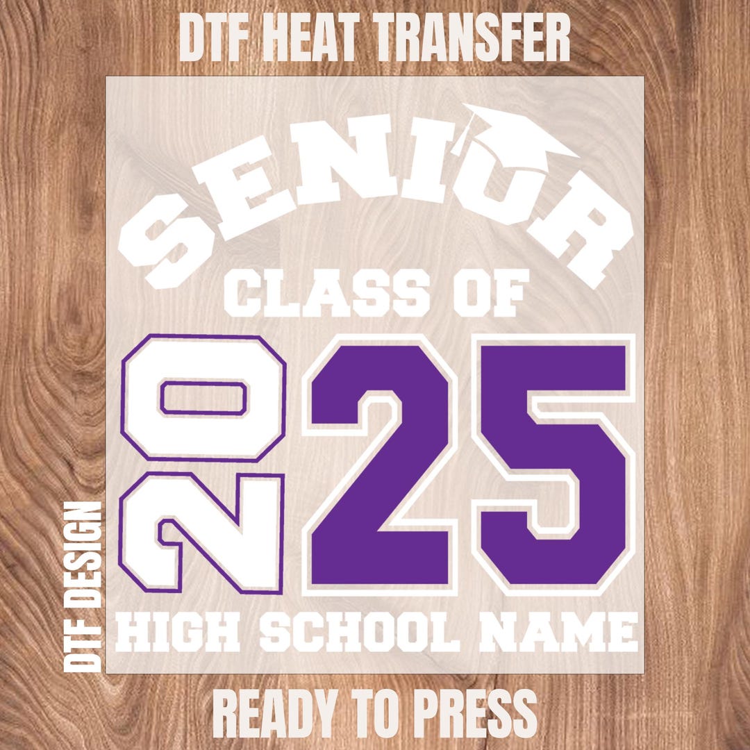 Senior Class of 2025 With Personalized High School, College Name ...