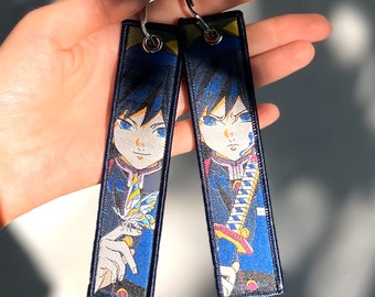 Anime Keychain Embroidered Jet Tag - Etsy