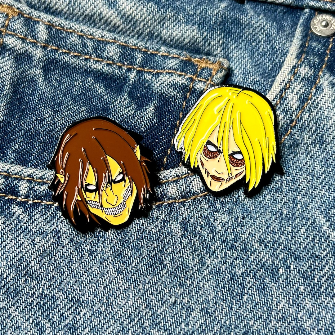 Titans Anime Enamel Pin - Etsy
