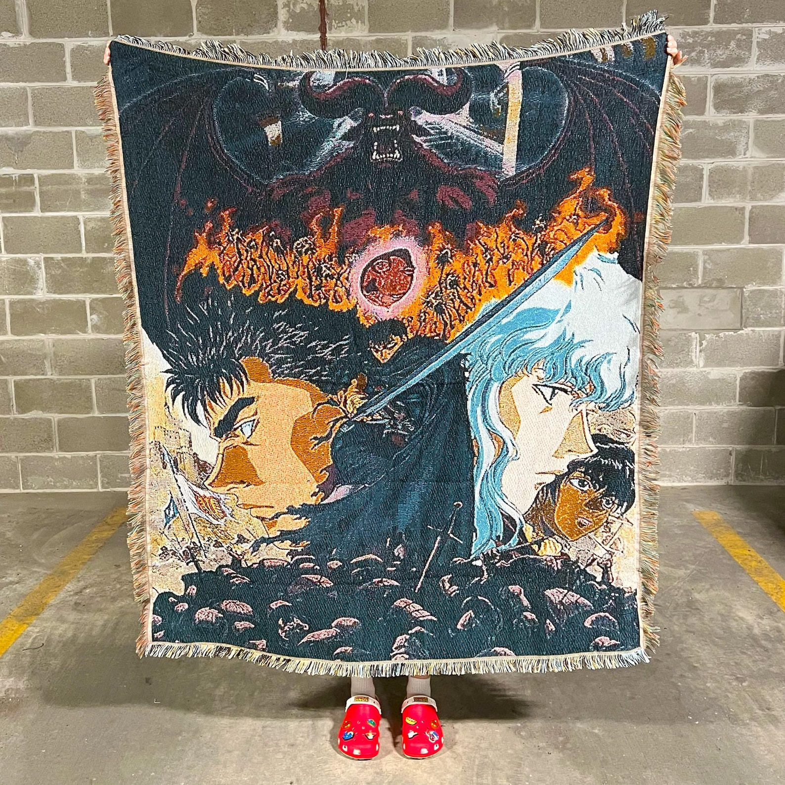 Anime Tapestry Woven Wall Hanging Blanket - Etsy
