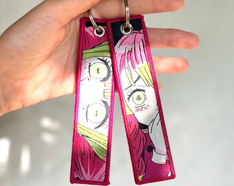 Anime Keychain Embroidered Jet Tag - Etsy