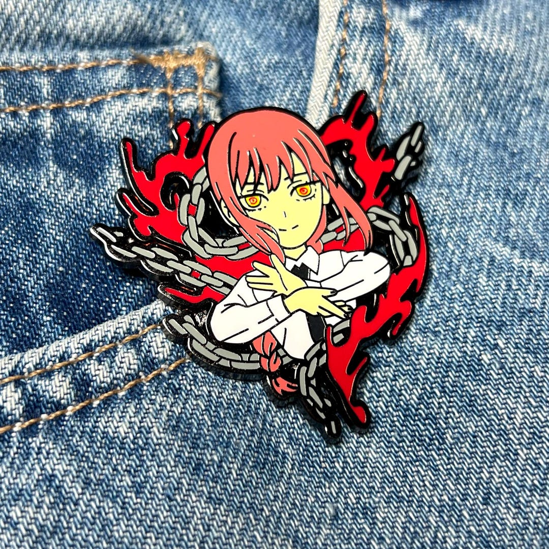 Boss Girl Anime Enamel Pin - Etsy