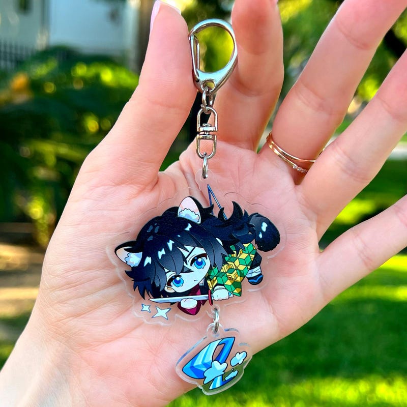Cute Anime Keychains - Etsy