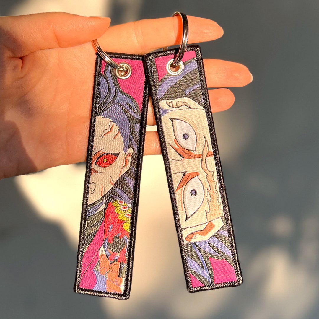 Anime Jet Tag Embroidered Keychain - Etsy