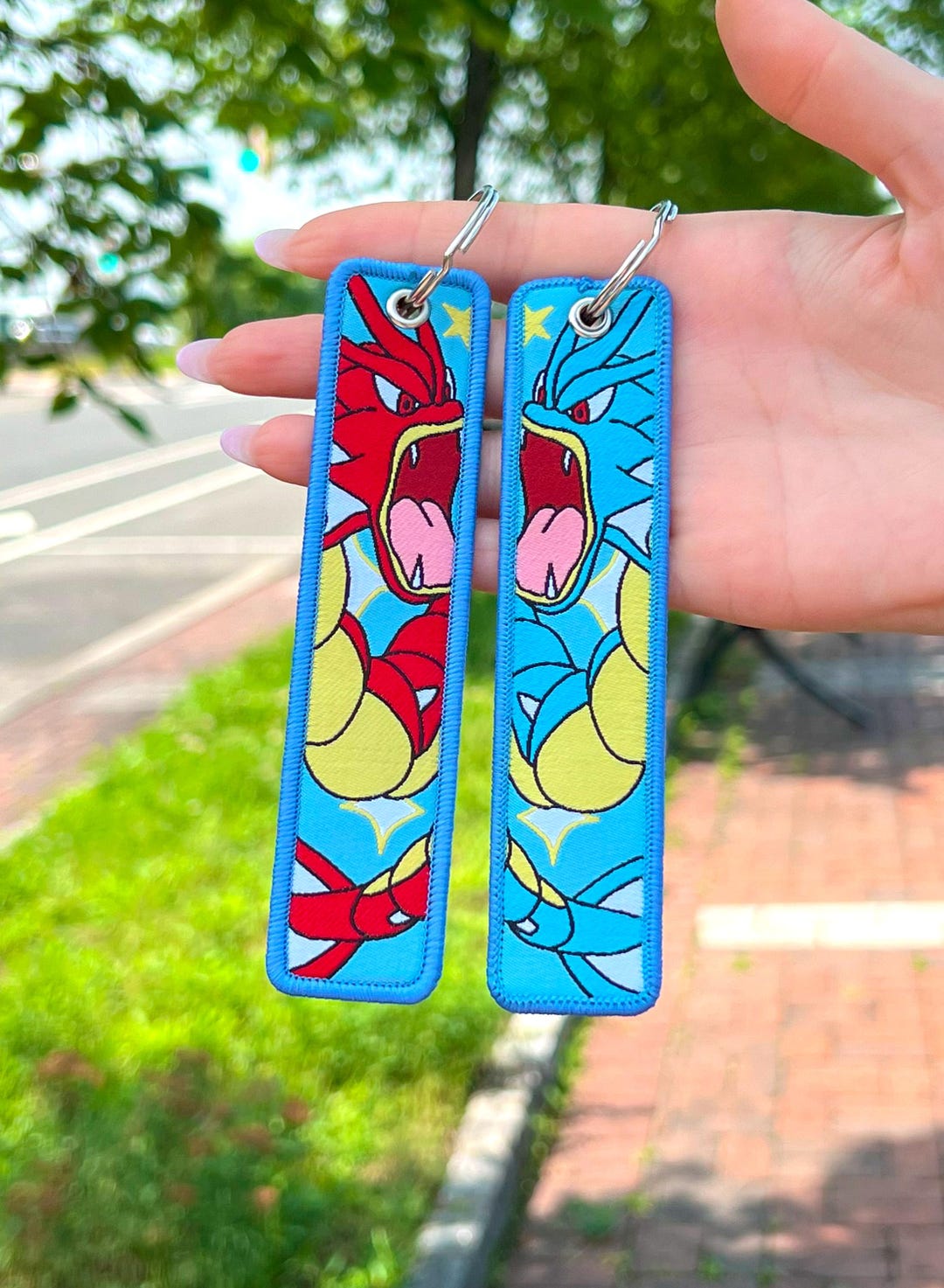 Anime Jet Tag Embroidered Keychain - Etsy