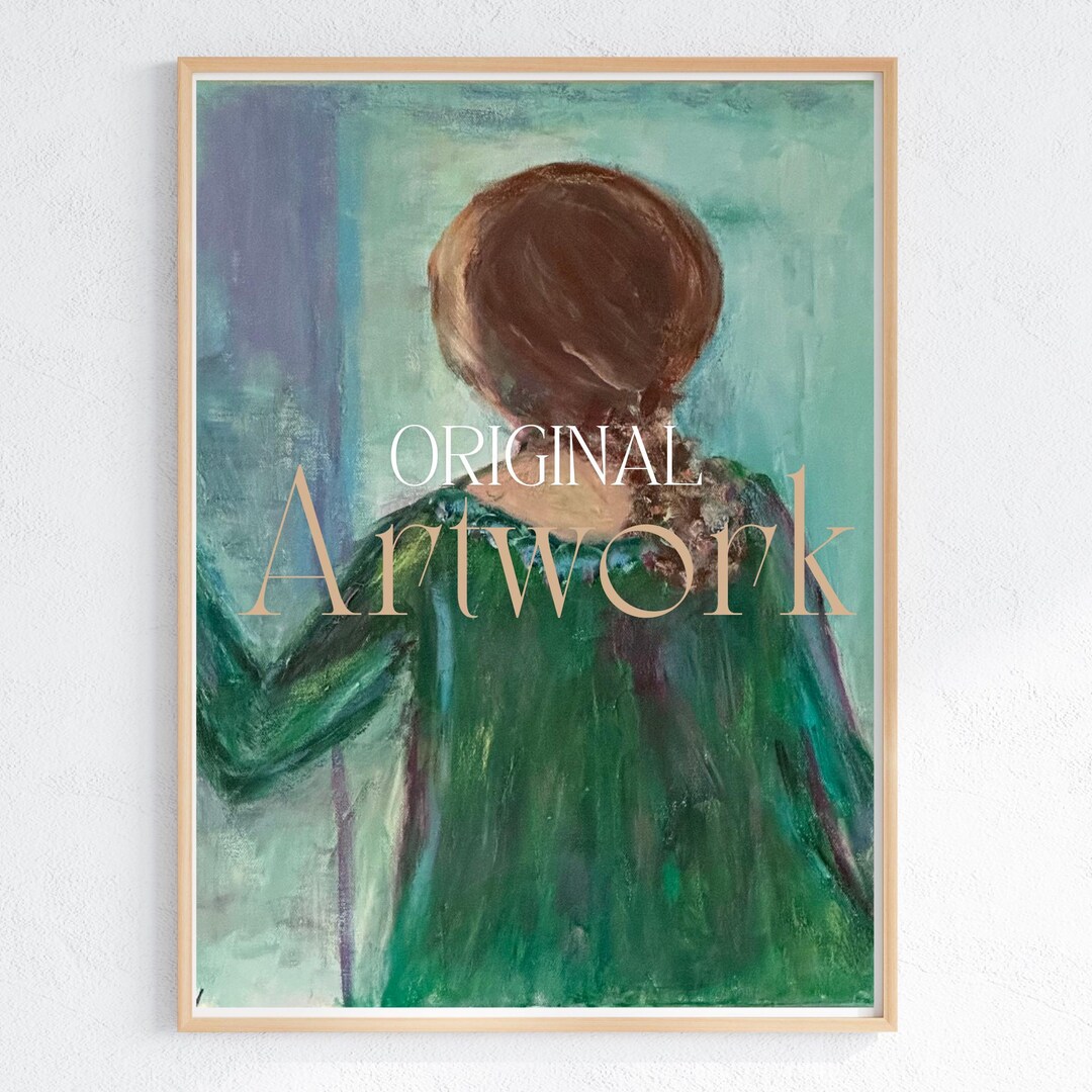 Original Art, Printable Art Prints, Wall Art Print, Cute Girl, Gift ...