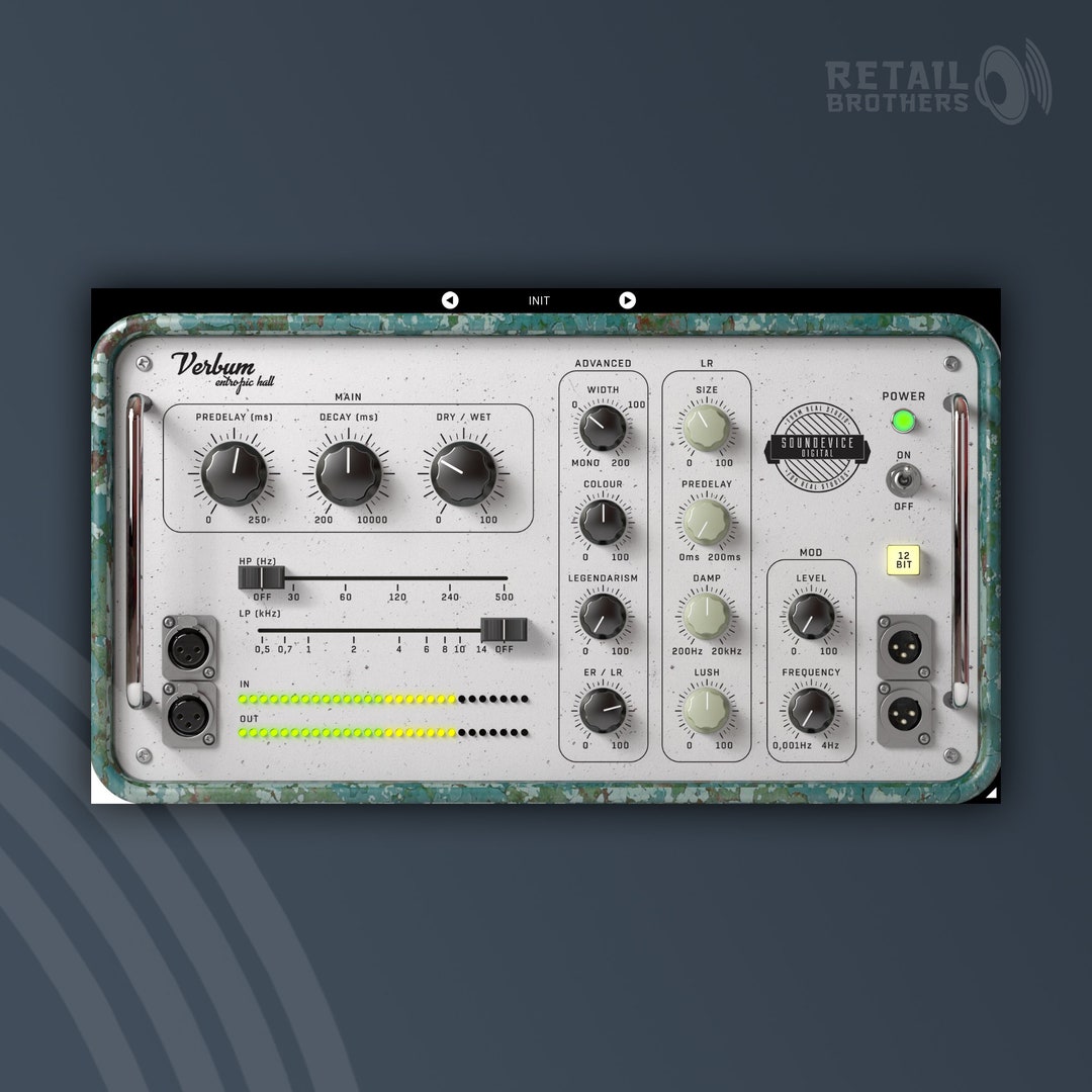 Verbum Entropic Hall V3 VST3 vintage Reverb Plugin for PC - Etsy