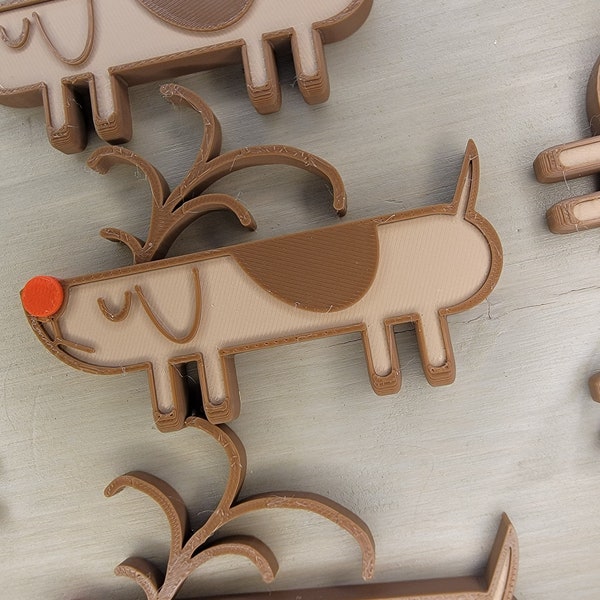 Bluey Christmas Long Dog - Etsy