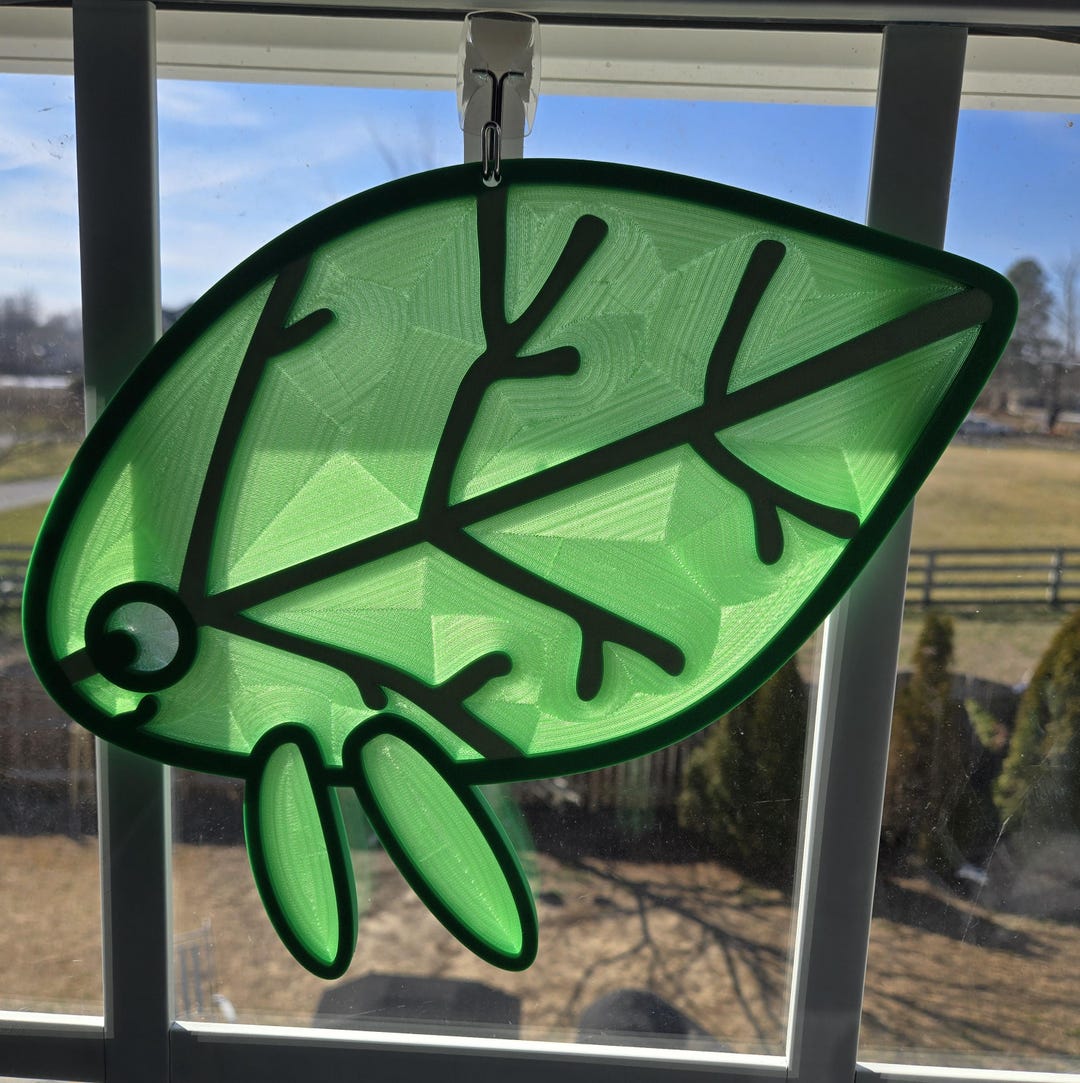 Walking Leaf Bug Wall / Window Art - 3D Printed - Great Home Decor or ...
