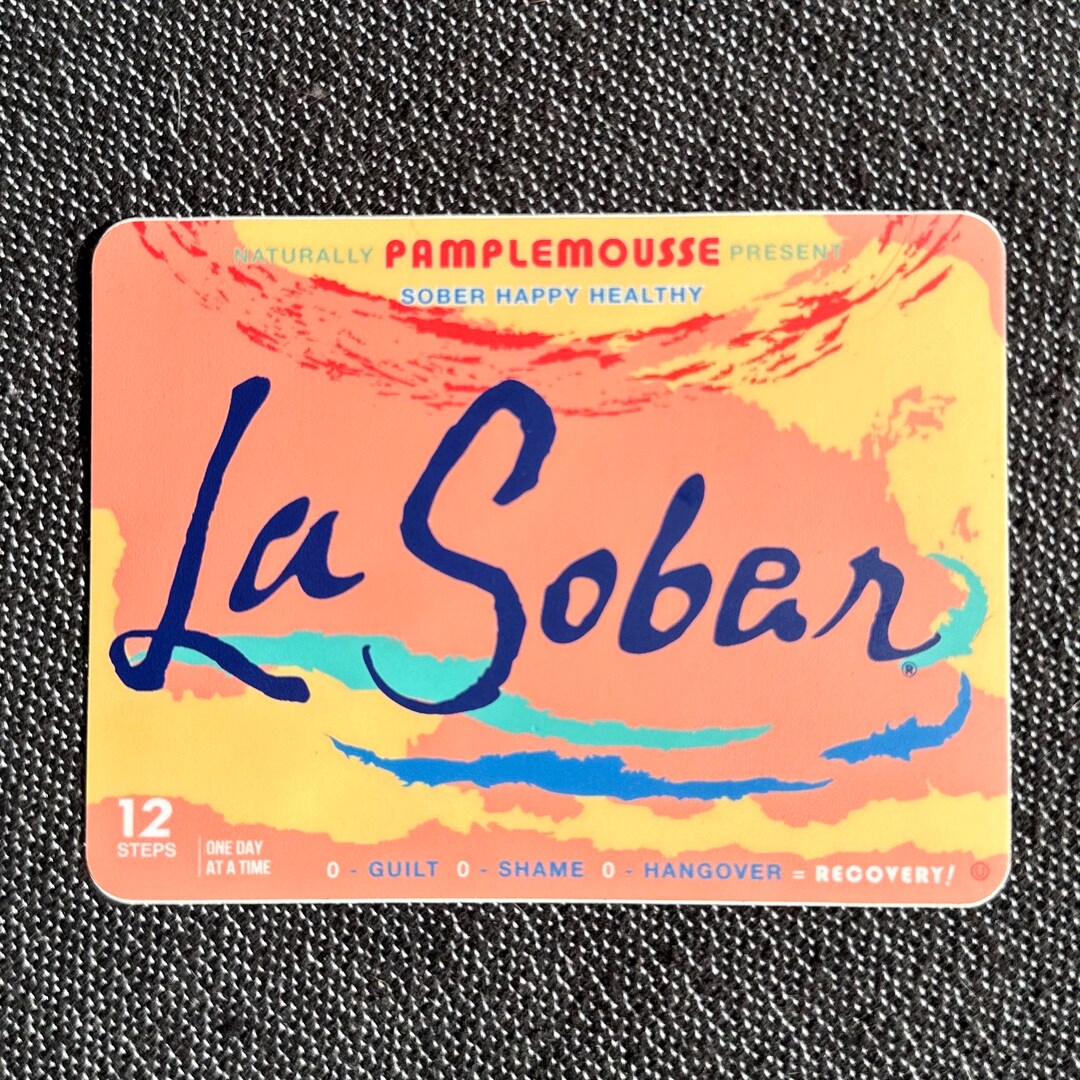 La Sober Sticker - Etsy
