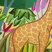 Sunset Giraffe - Wall Art, Safari, Jungle Illustration, Home Decor ...