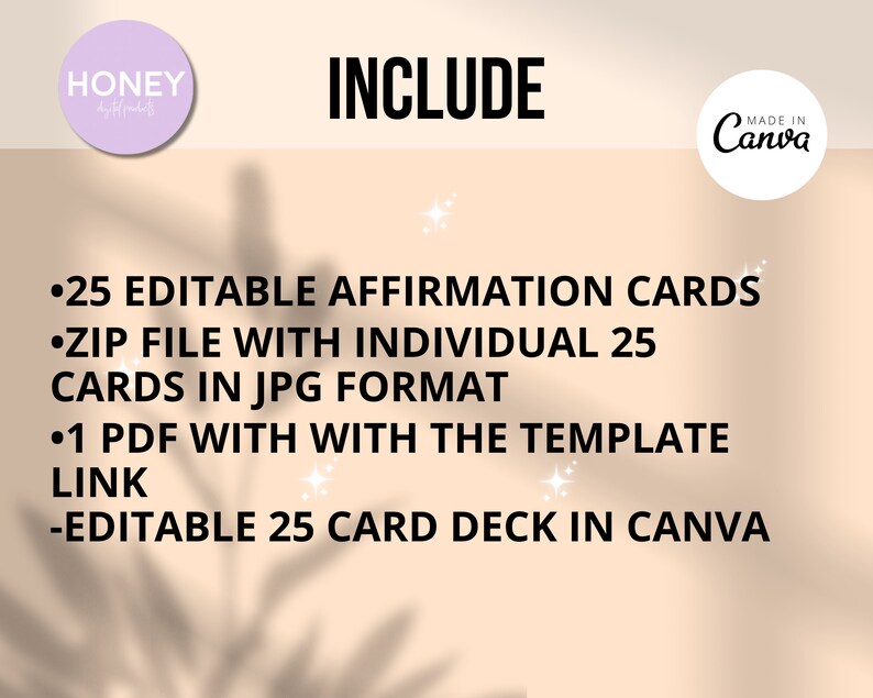 25 Affirmation Cards Digital Download, Mindfulness Affirmations Deck ...