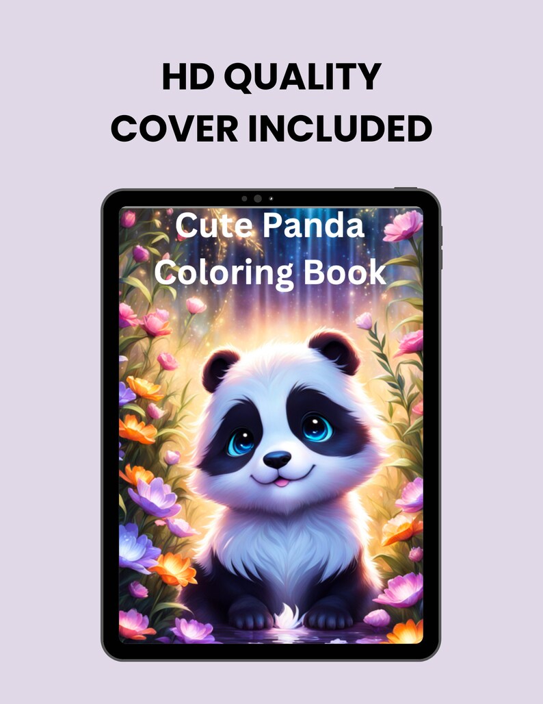 Cute Panda Coloring Book for Kids With PLR Resell License Included - Etsy