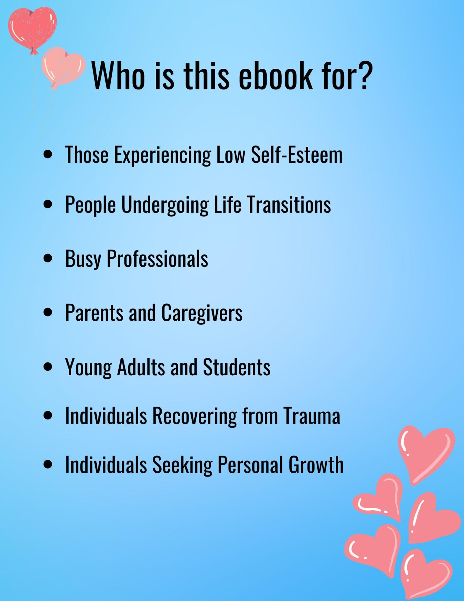 Self-help Ebook 5 Tips for Moving Towards Self-love - Etsy