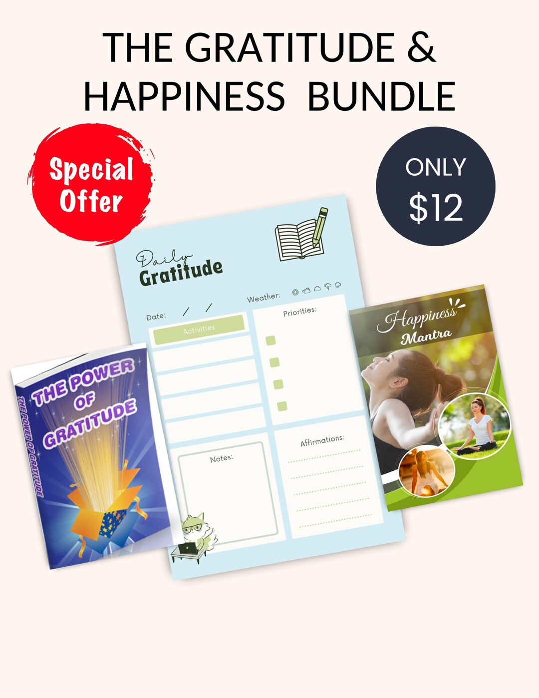 How-to-guide on Having More Gratitude & Happiness in Your Life Journal ...