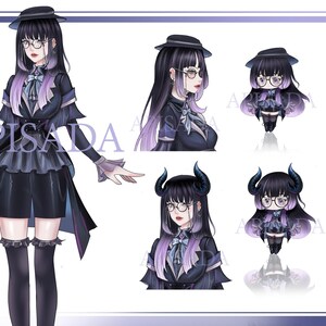 Custom LIVE2D Vtuber Model / Vtuber Commission / Vtuber Design ...