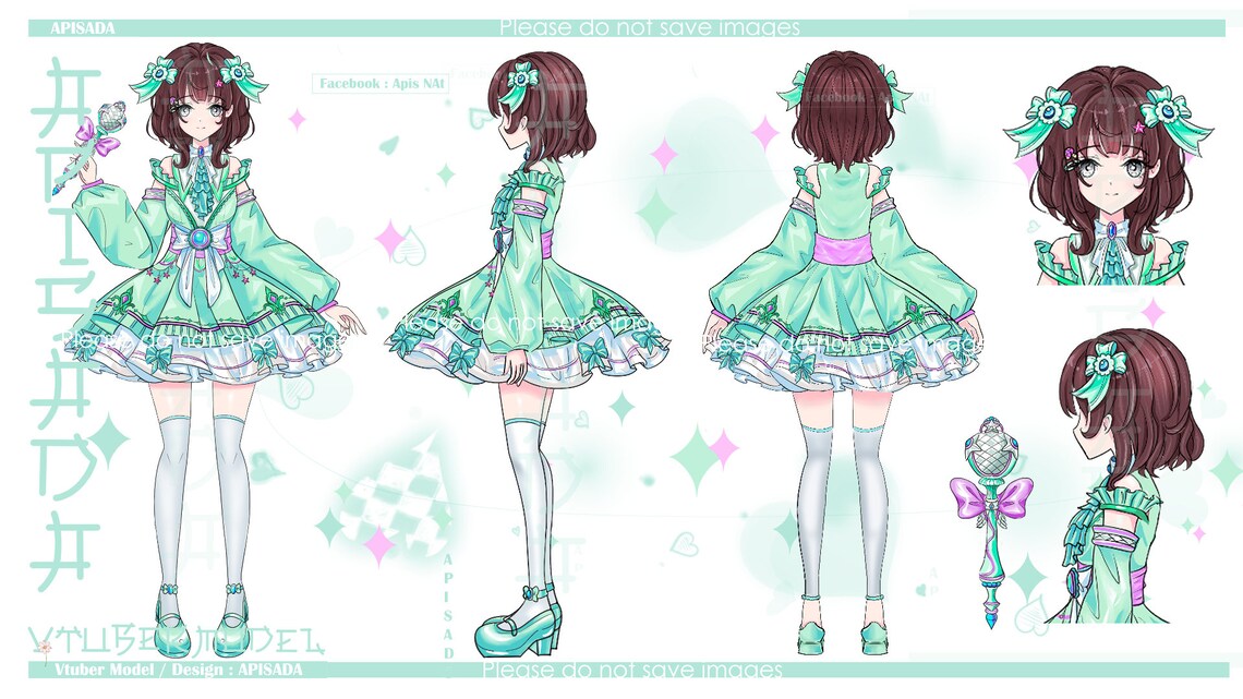 Custom LIVE2D Vtuber Model / Vtuber Commission / Vtuber Design ...